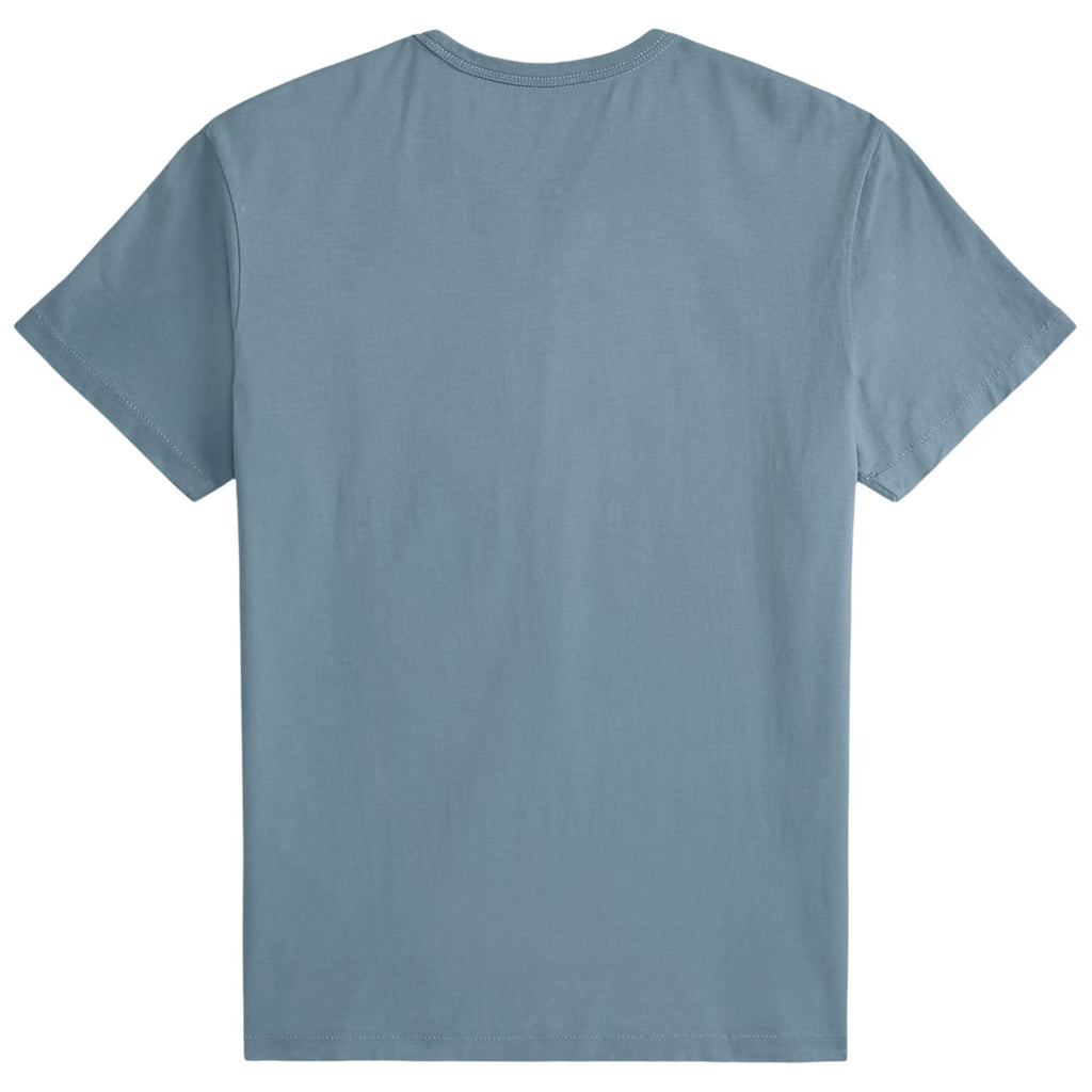 RRL by Ralph Lauren Garment-Dyed Crewneck T-Shirt - Blue 782P5-BLU ...