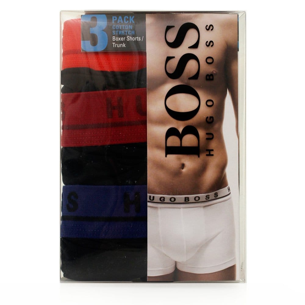 Open Miscellane Cotton Stretch Boxer Shorts - 3PK – Stuarts London