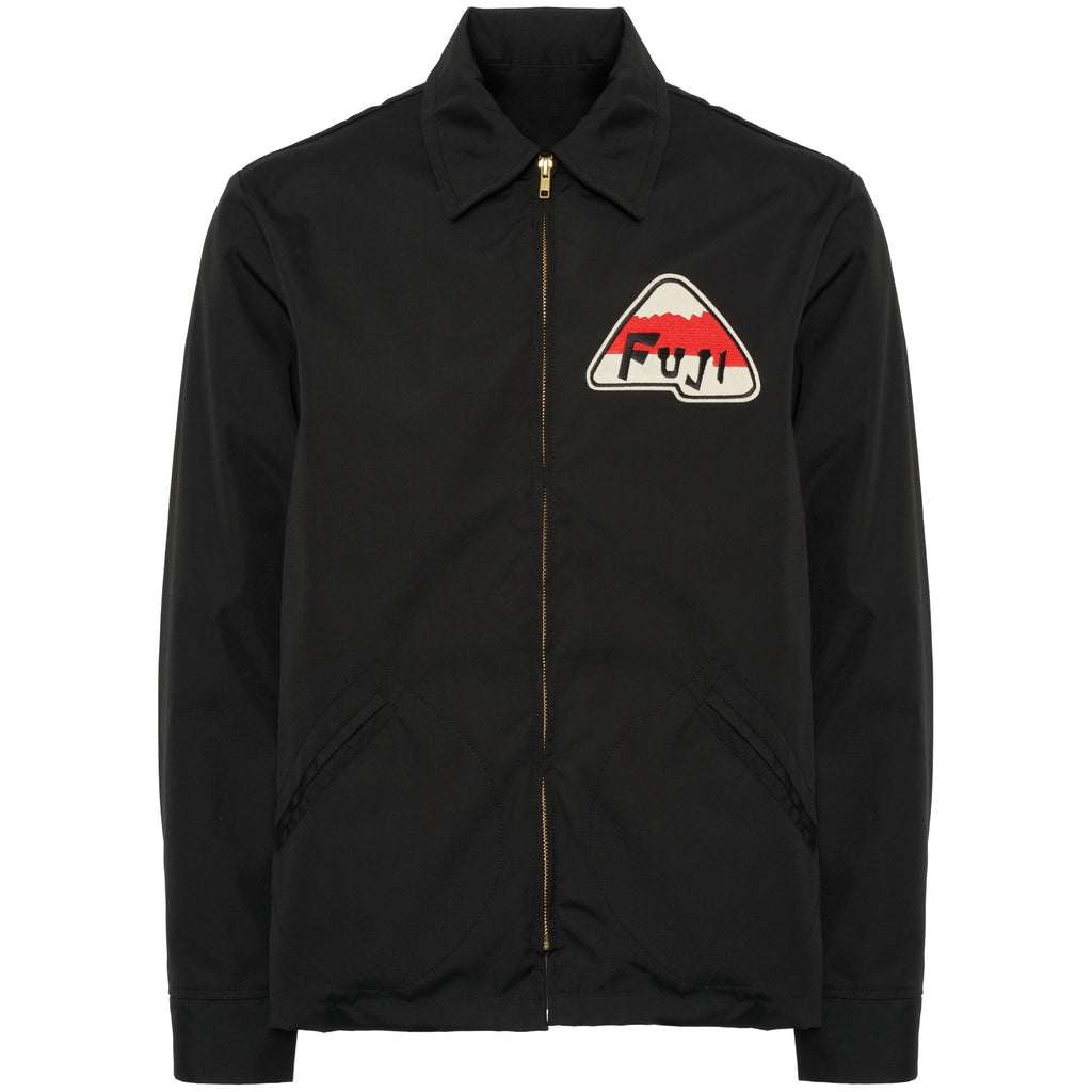 Black Fuji Athletic Grounds Crew Jacket – Stuarts London