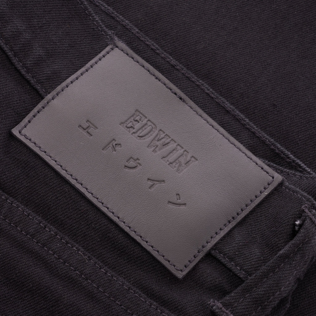 Edwin ED-80 Slim Tapered Jeans - CS Power Black Denim – Stuarts London