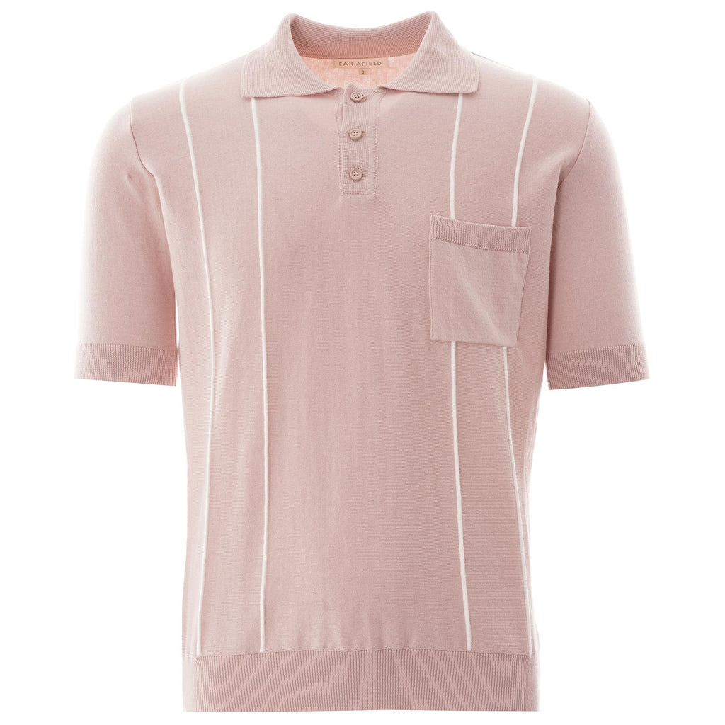 Alfaro Short Sleeve Polo - Rose Dust – Stuarts London