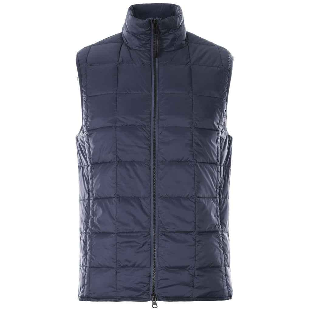High Neck Zip Inner Down Vest - Navy – Stuarts London