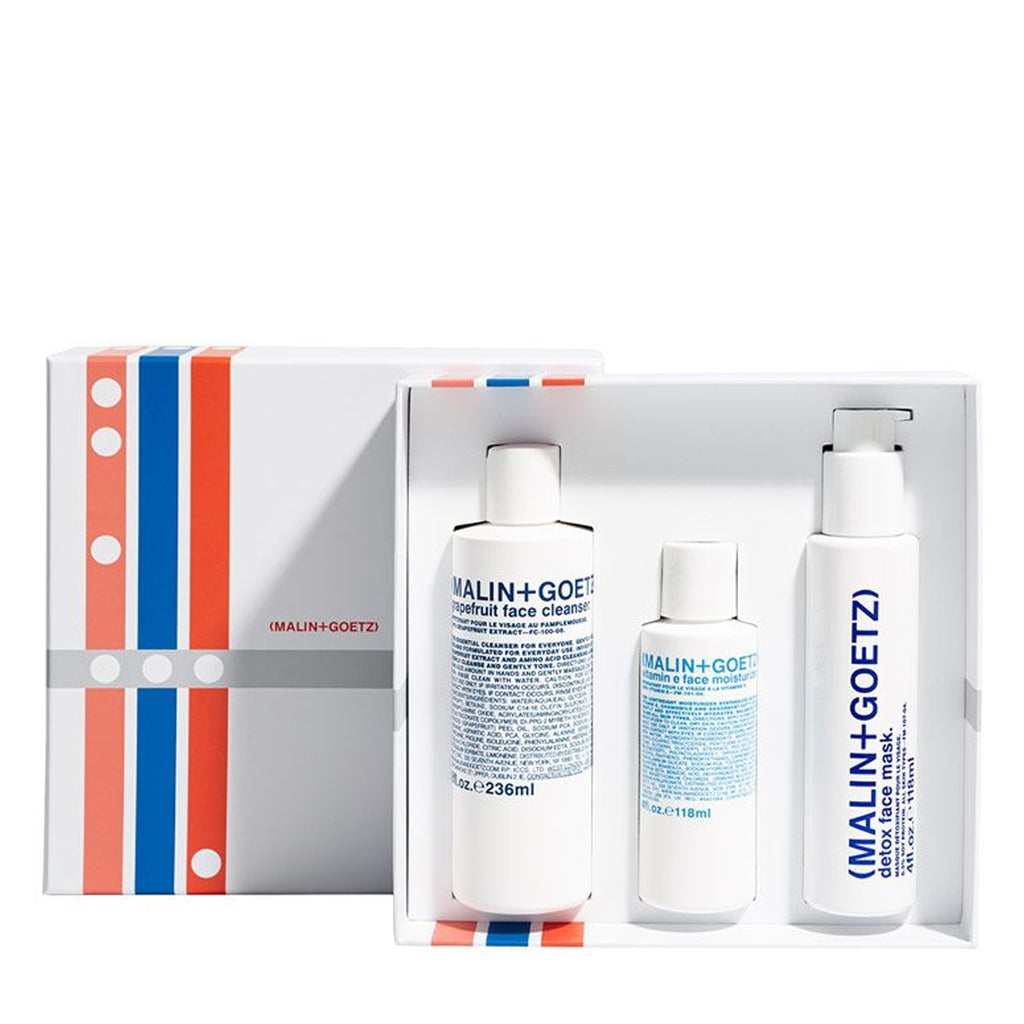 Saving Face Cleanser + Moisturiser + Mask Gift Set – Stuarts London