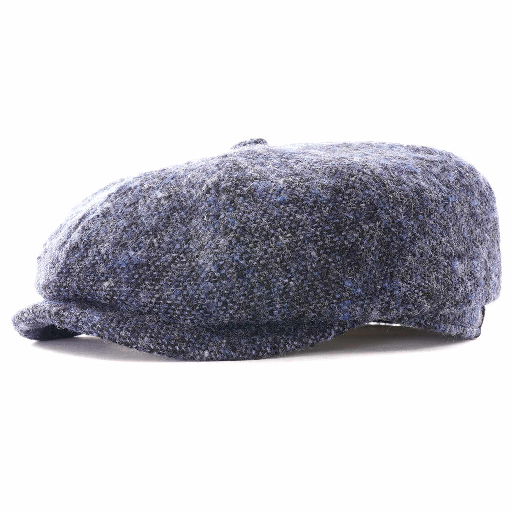 Stetson Hats Hatteras Donegal Tweed Cap - Blue – Stuarts London