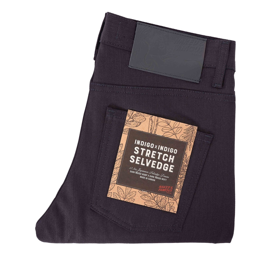 Super Guy Stretch Selvedge - Indigo Dark – Stuarts London