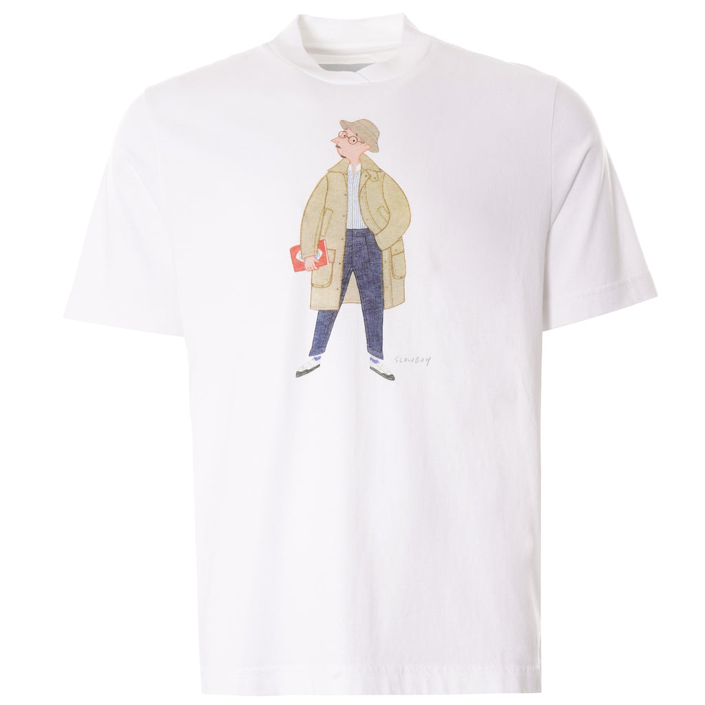 Barbour x Mr Slowboy Glasses Tee - White – Stuarts London