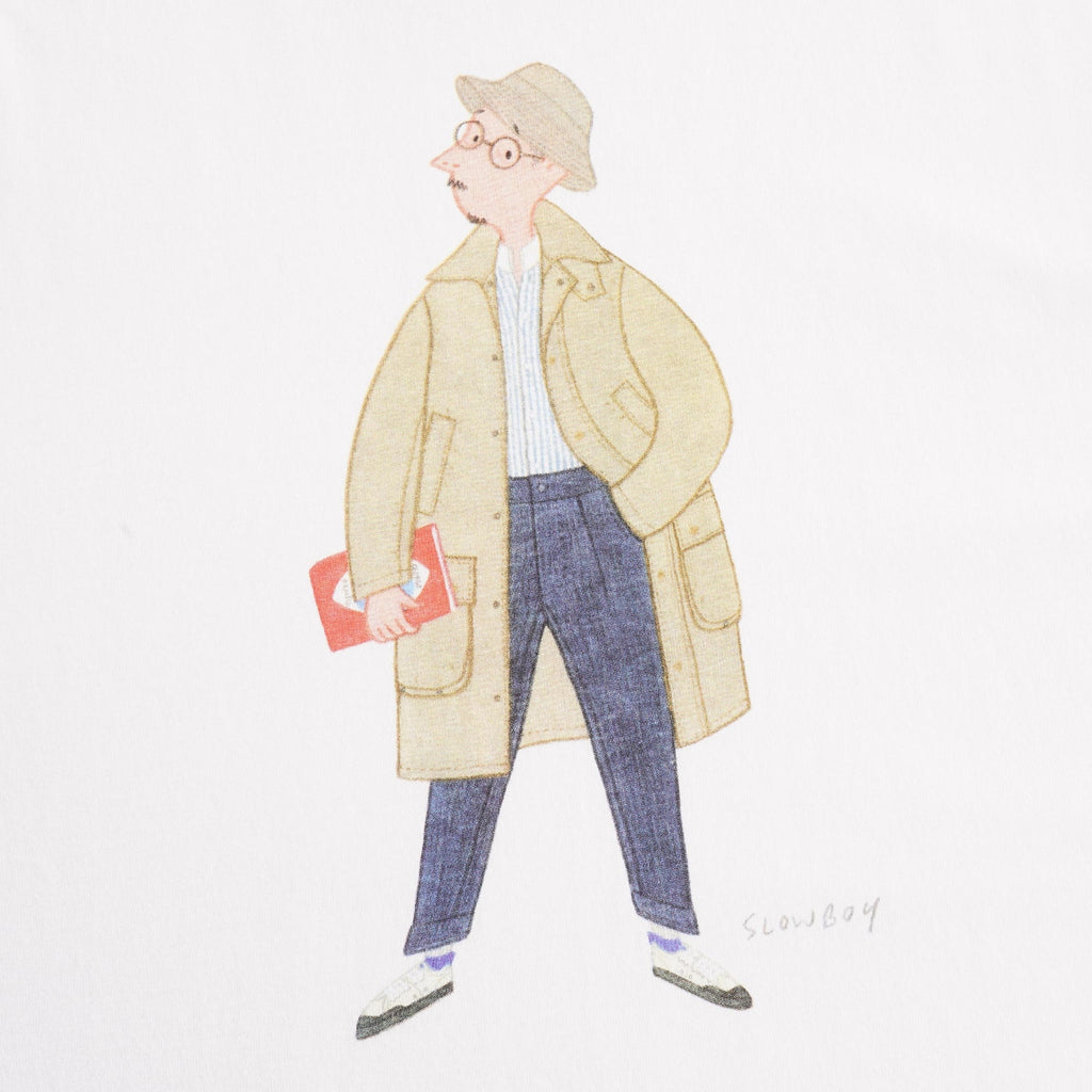 Barbour x Mr Slowboy Glasses Tee - White – Stuarts London