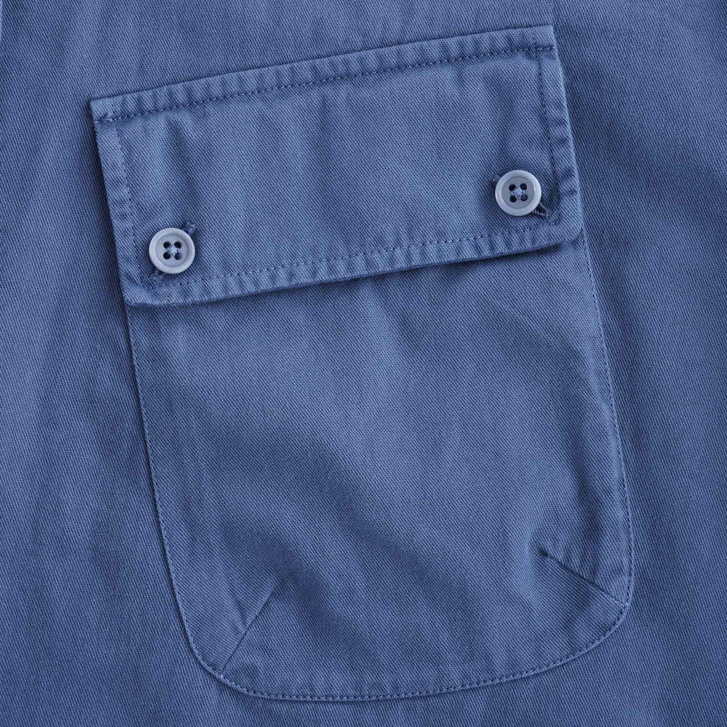 Belstaff Pitch Twill Shirt - Racing Blue – Stuarts London