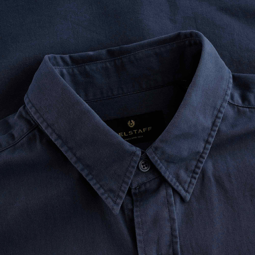Pitch Twill Shirt - Deep Navy – Stuarts London