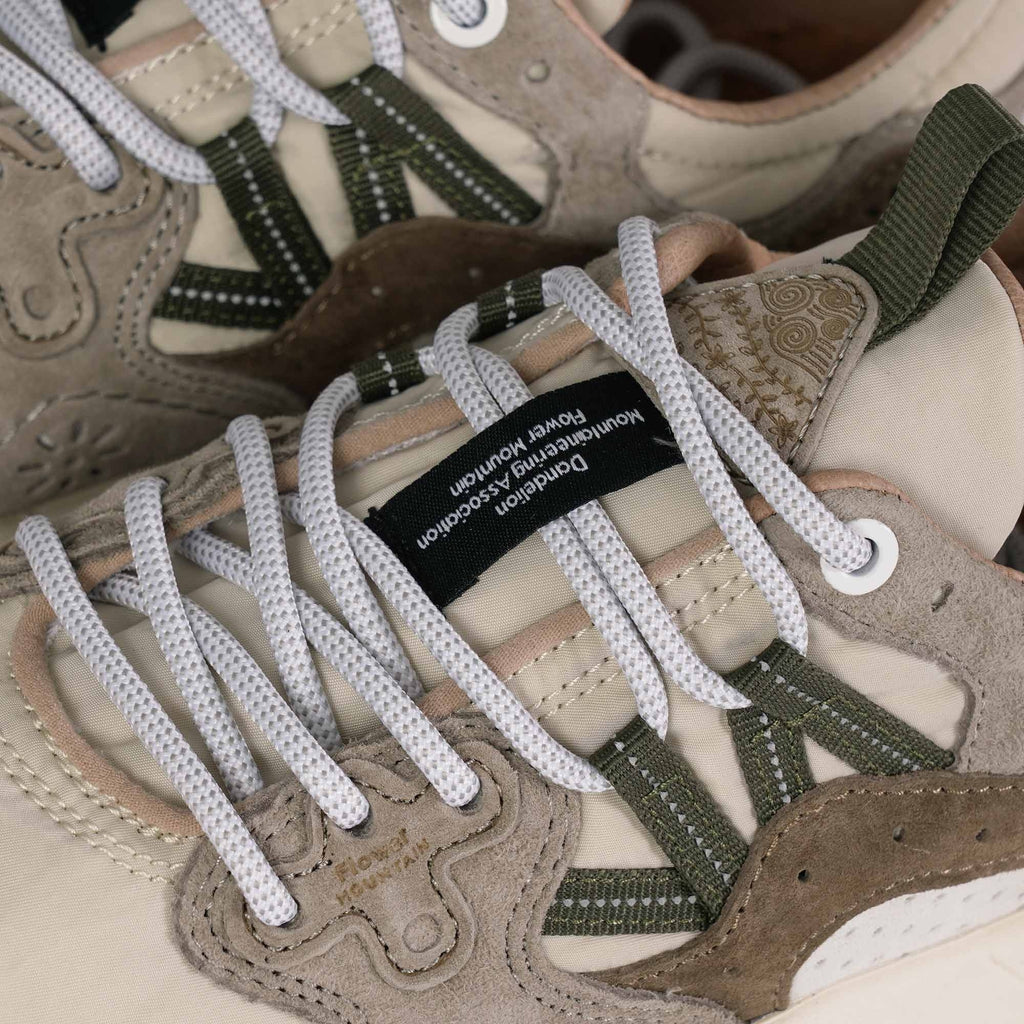 Flower Mountain Yamano 3 Suede & Nylon - Off White – Stuarts London