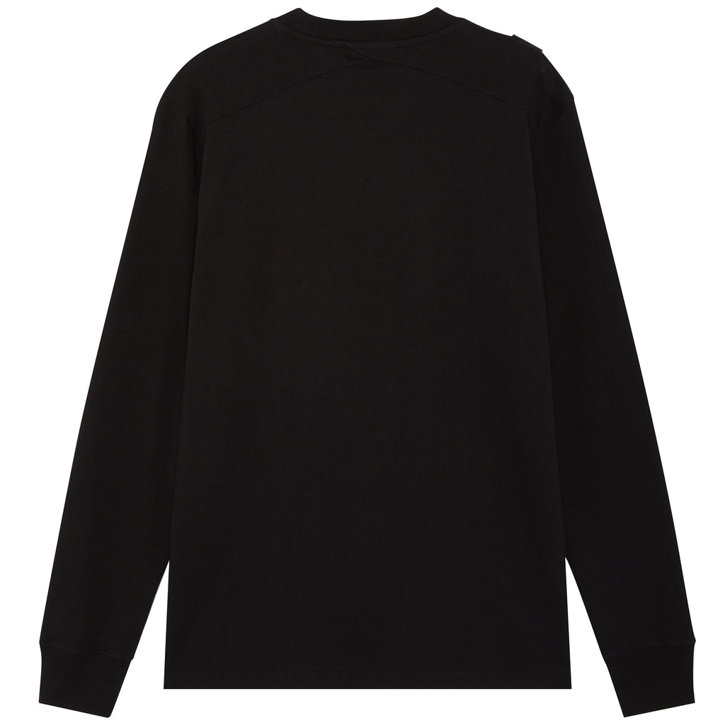 Ma Strum Long Sleeve Cargo Pocket Tee - Jet Black – Stuarts London