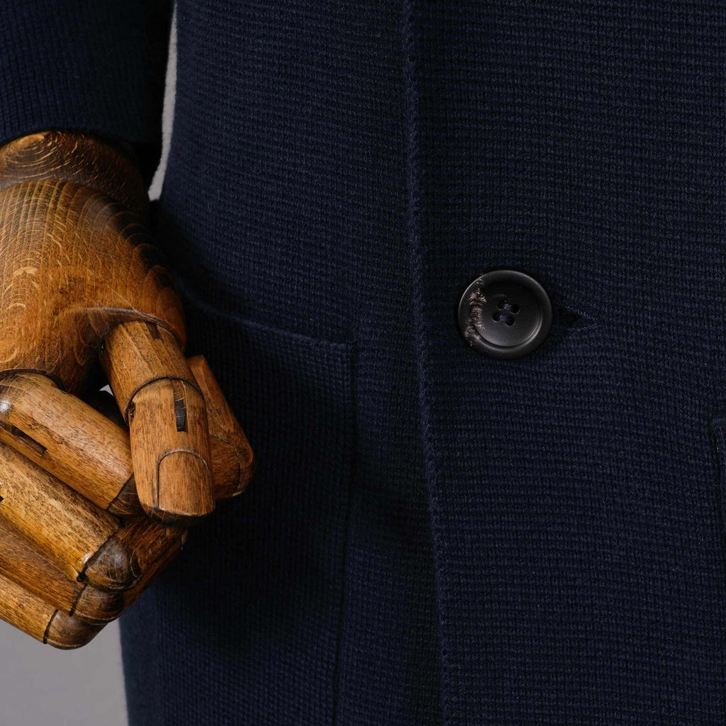 None Of The Above Milano Knit Blazer - Navy – Stuarts London