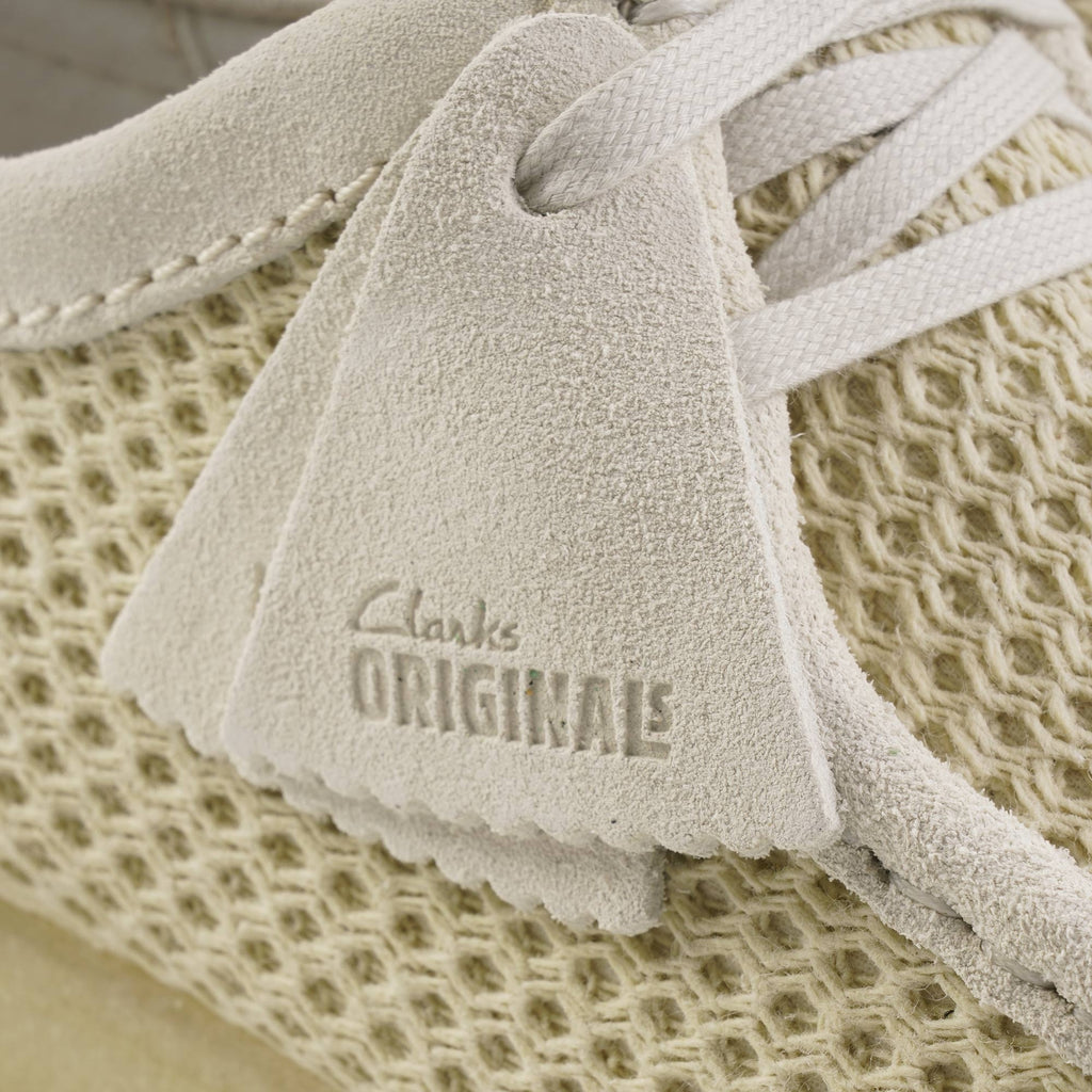Clarks Originals Wallabee Mesh - Off White – Stuarts London