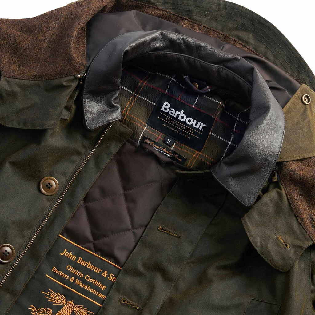Shoreman Waxed Jacket - Olive – Stuarts London
