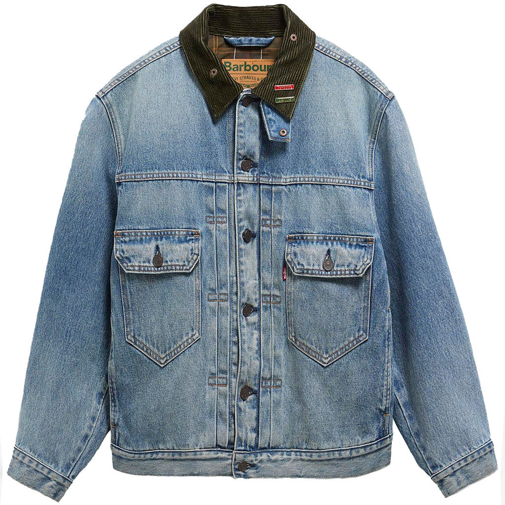 Barbour x Levis Type 2 Denim Jacket - Vintage Wash – Stuarts London