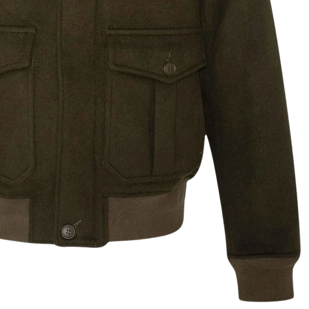 Schott NYC Air Guard Jacket - Khaki AIRGAURD-KA – Stuarts London