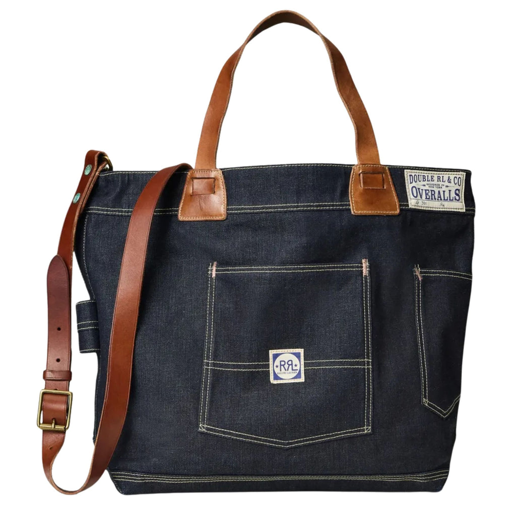 RRL by Ralph Lauren Leroy Denim Tote Bag - Indigo 4179598-IND – Stuarts ...