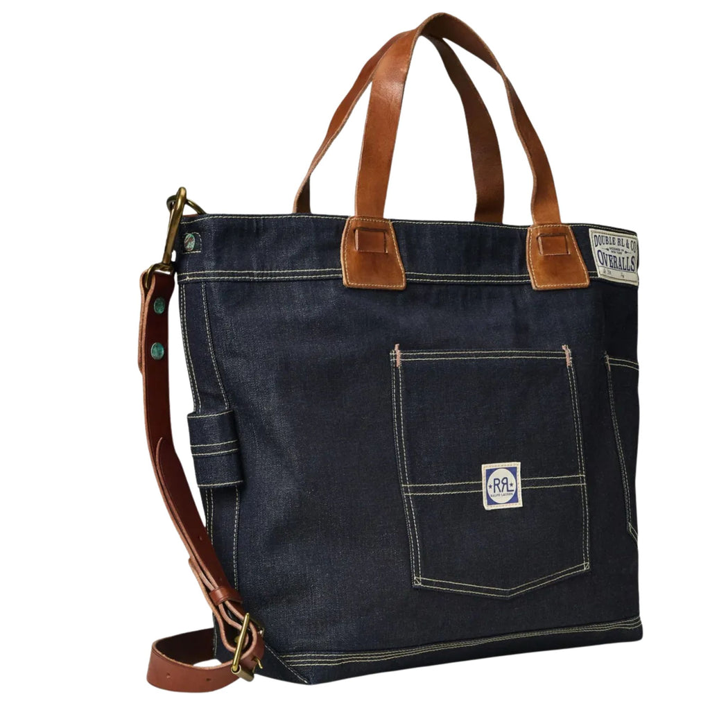 RRL by Ralph Lauren Leroy Denim Tote Bag - Indigo 4179598-IND – Stuarts ...