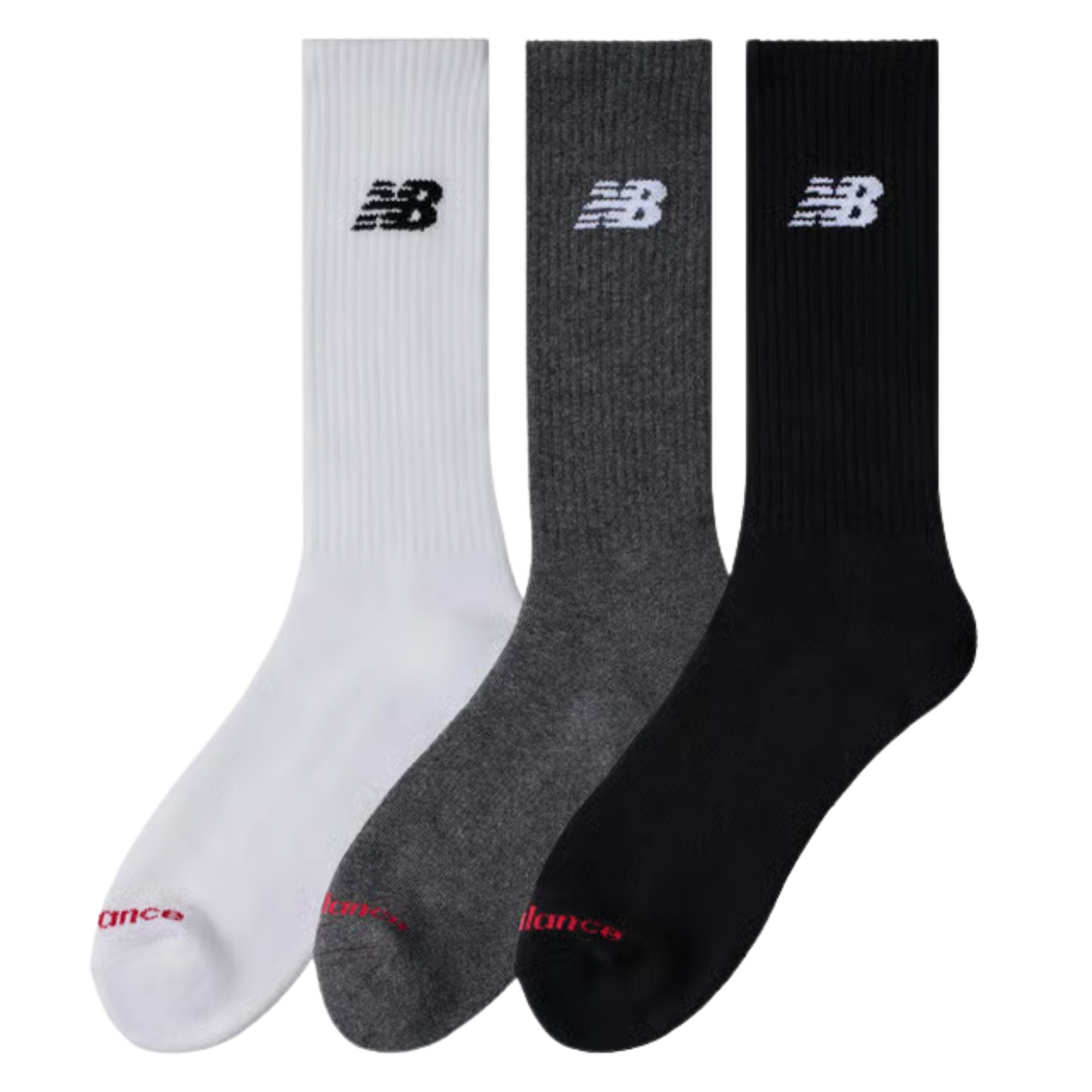 New Balance Everyday Crew Socks 3 Pack - Multi 51293-MU – Stuarts London